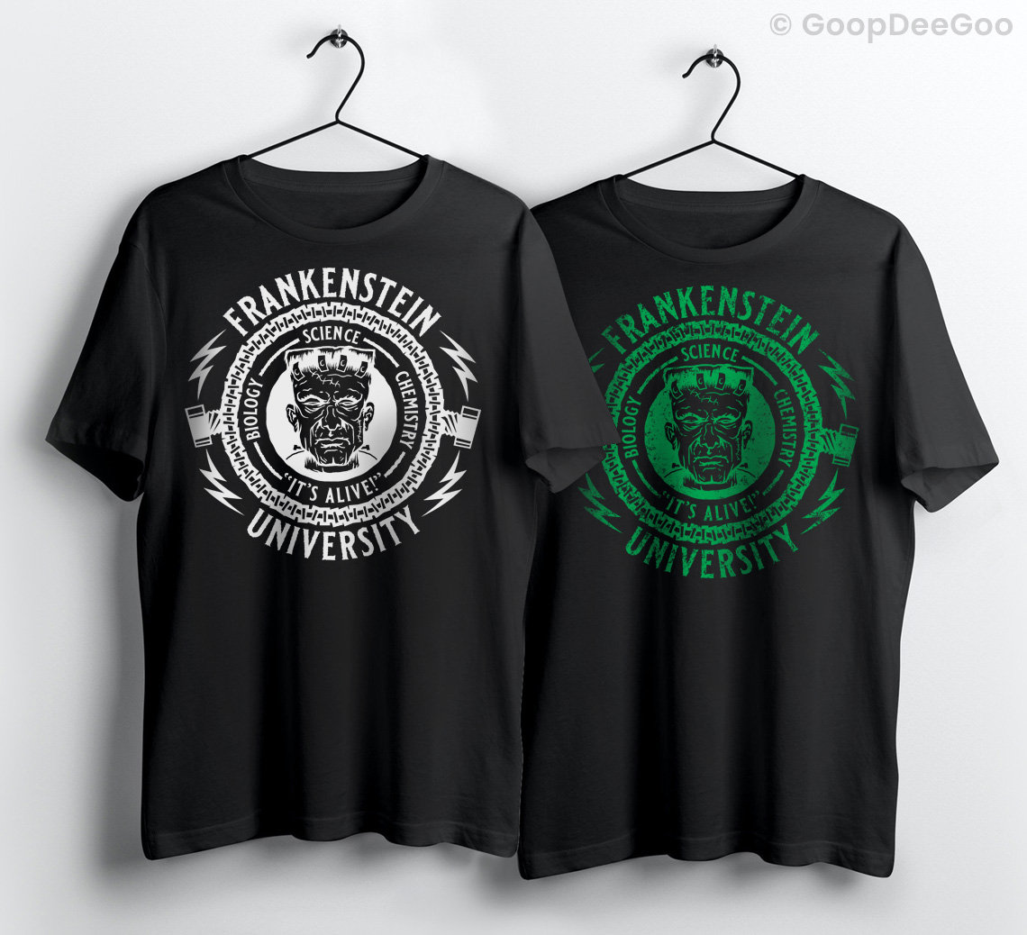 Frankenstein University - School Logo - SVG, PNG, EPS - Etsy