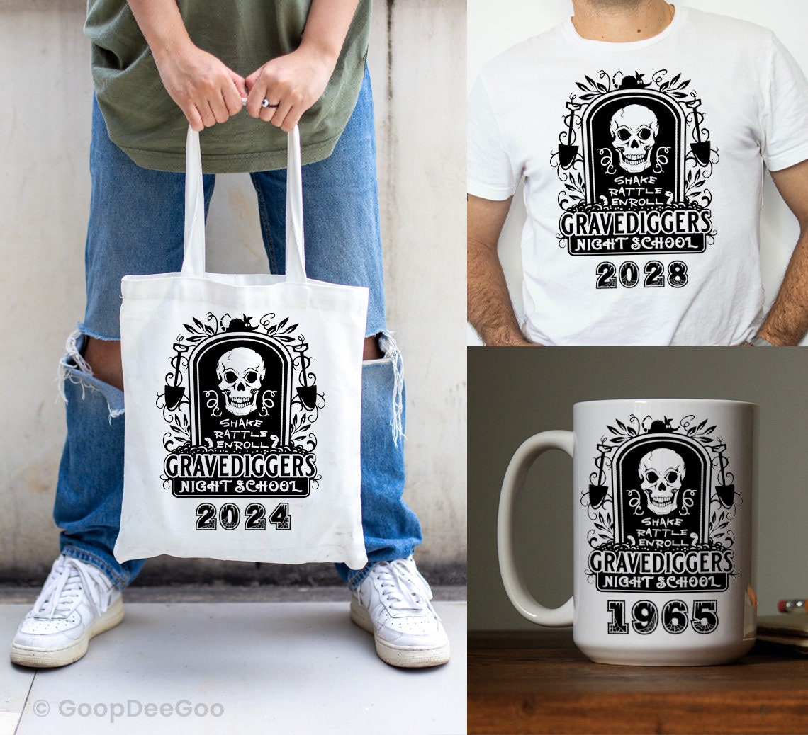 Grave Diggers Night School Logo SVG PNG EPS - Etsy