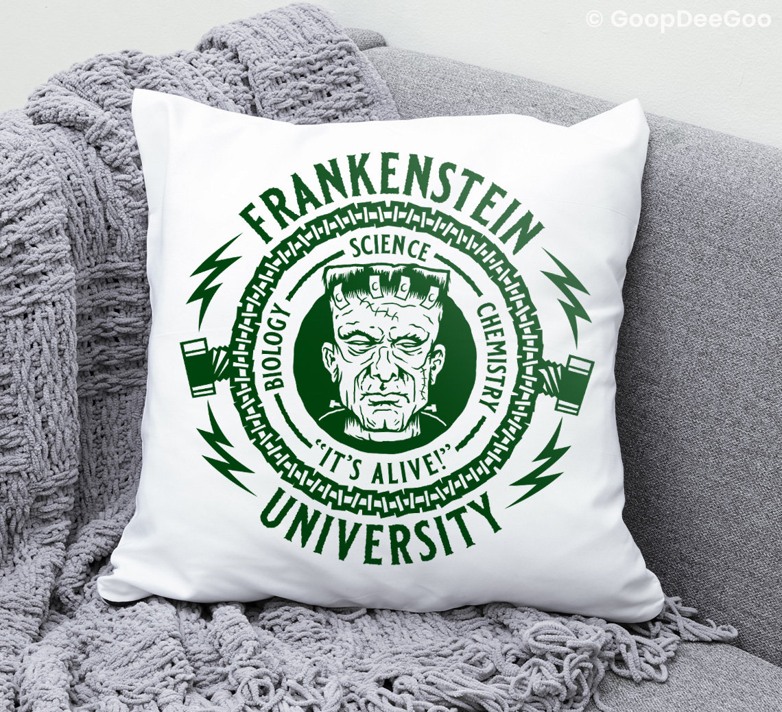 Frankenstein University School Logo SVG, PNG, EPS - Etsy