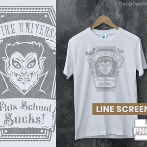 Vampire University - School Logo - SVG, PNG, EPS - Etsy