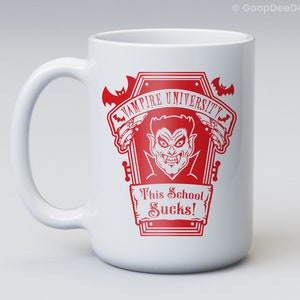 Vampire University - School Logo - SVG, PNG, EPS - Etsy