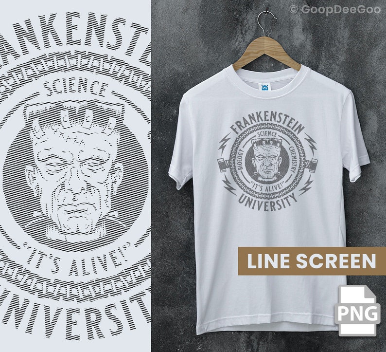 Frankenstein University - School Logo - SVG, PNG, EPS - Etsy