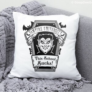 Vampire University - School Logo - SVG, PNG, EPS - Etsy