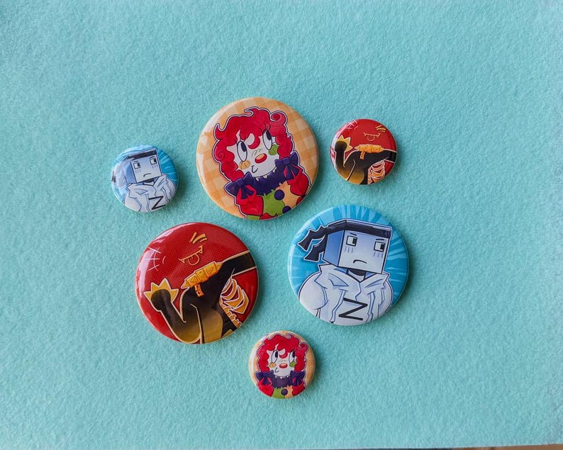 Aregect Zabooboo3 : Minecraft ARG Pin Set - Etsy