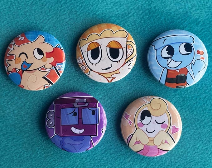 Dandy's World Roblox Pin Set #3 - Etsy
