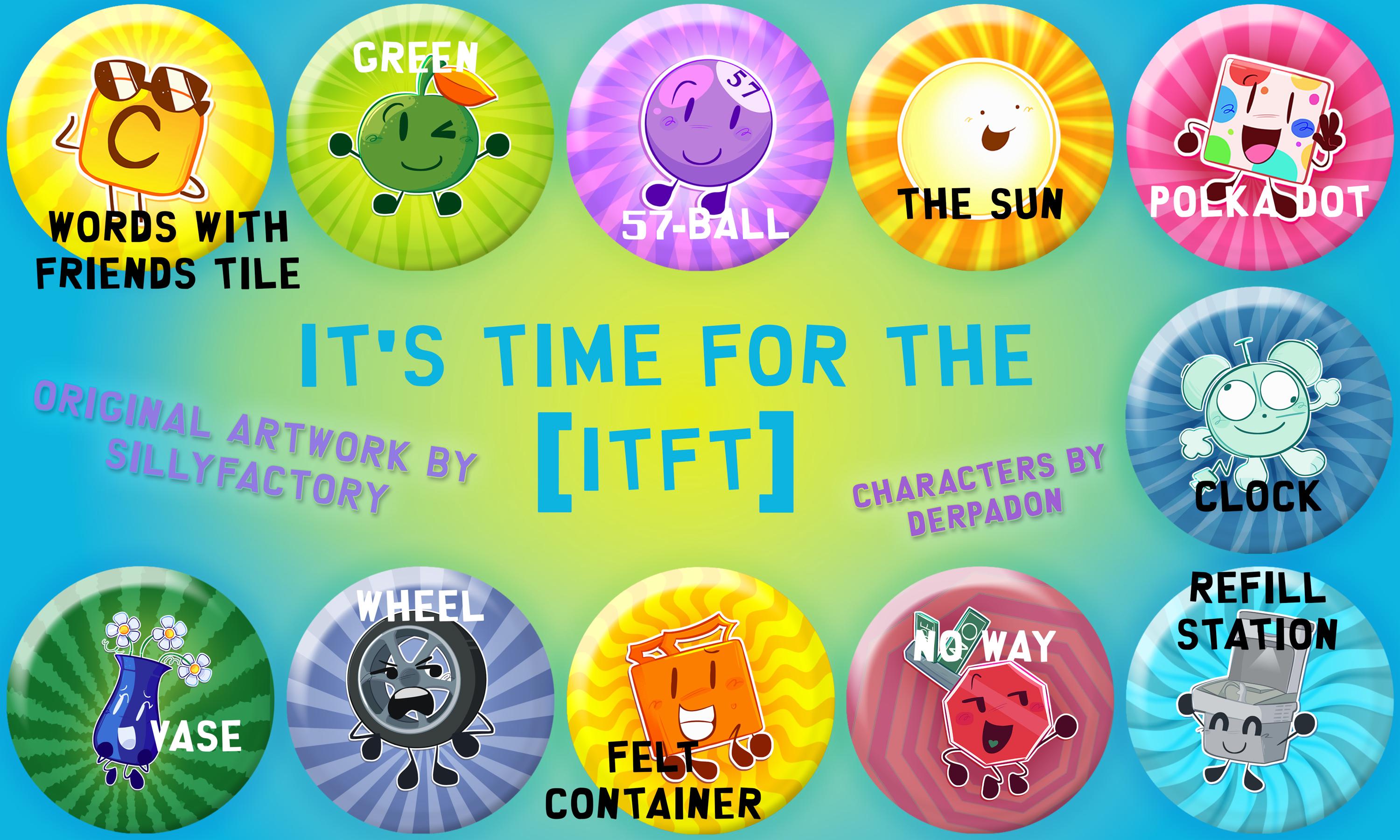 ITFT PIN SET ( Its Time for the ) Object Show - Etsy