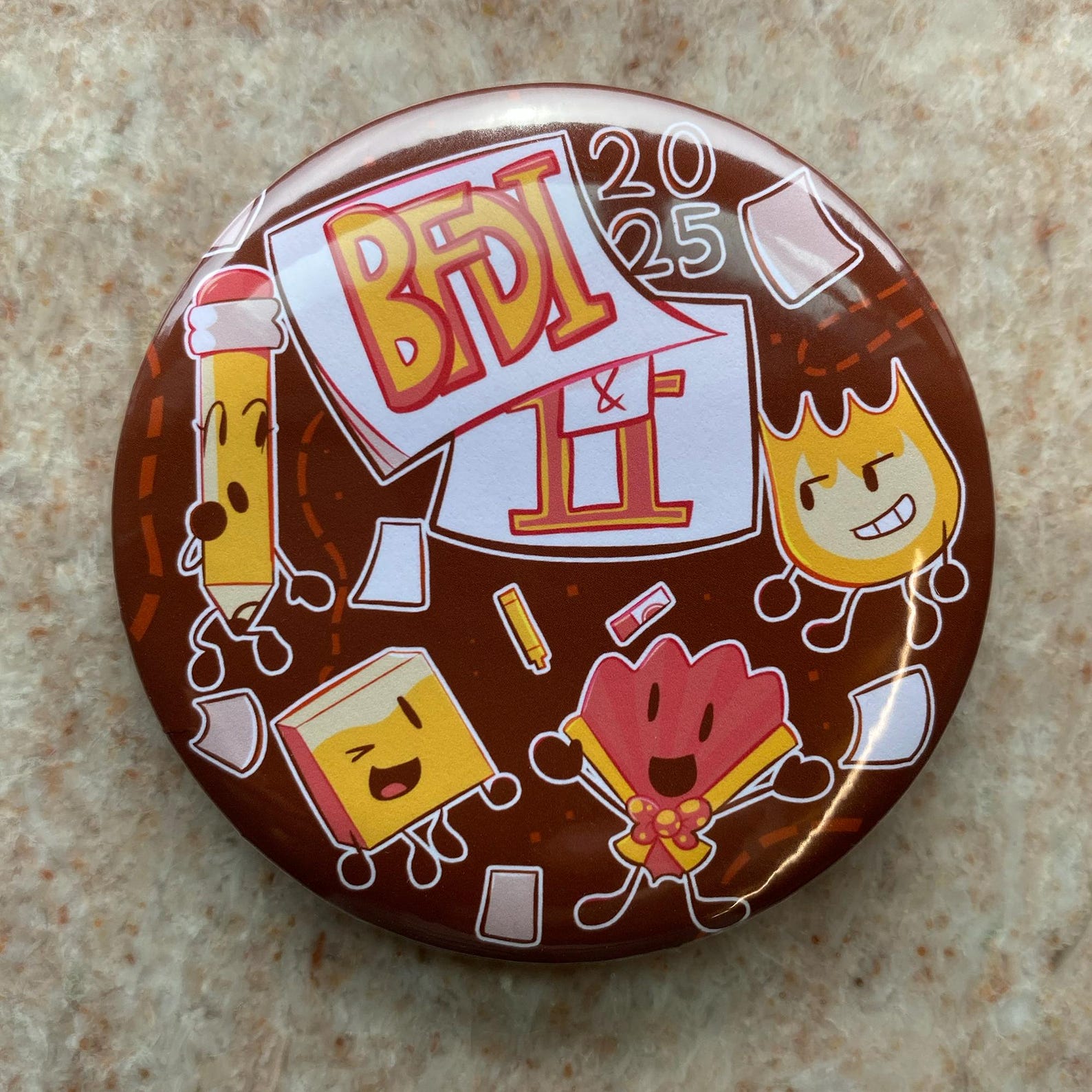 BFDI X II 2025 PIN Set - Etsy