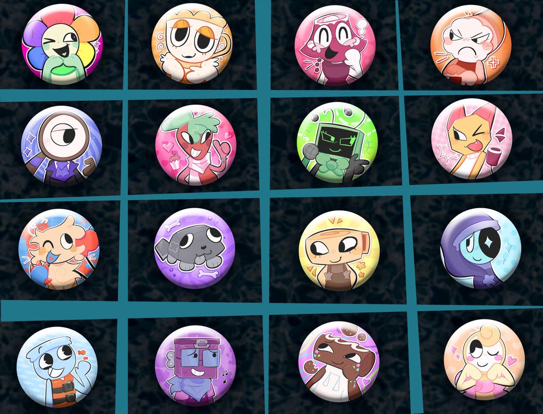 Dandy's World Choose Your Character (single Small Pin - 1 Inch) - Etsy