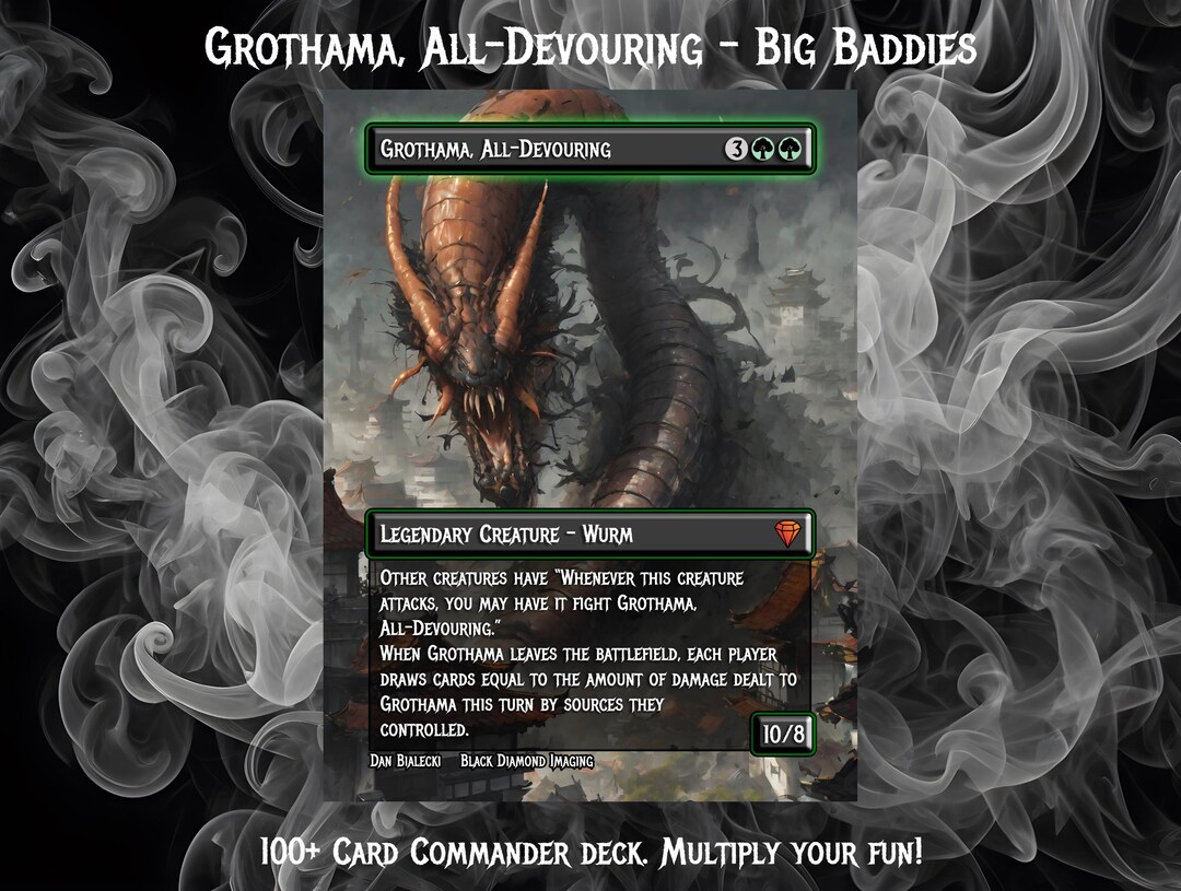 Grothama, All-devouring Big Baddies - Etsy