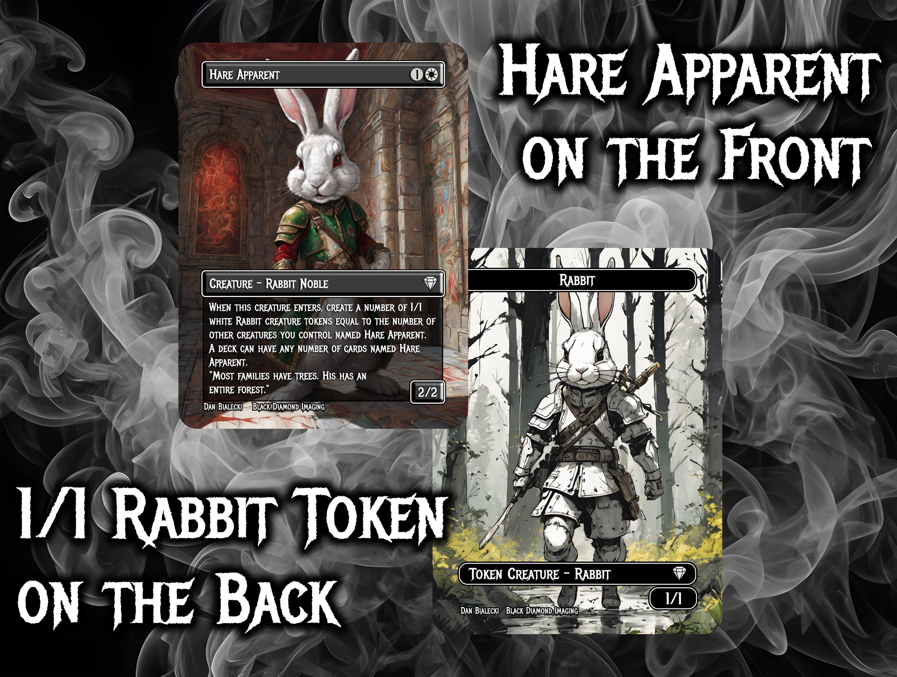 Hare Apparent and Rabbit Token Pack #1 - Magic the Gathering Playtest ...