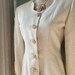 SUPER RARE - Vintage 1940's Ivory "bar Jacket" Blazer With Corded ...