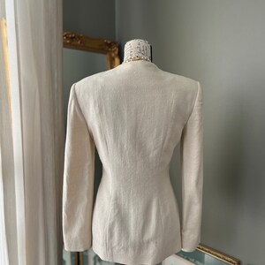 SUPER RARE - Vintage 1940's Ivory "bar Jacket" Blazer With Corded ...