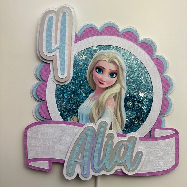 Elsa Cake Topper - Etsy