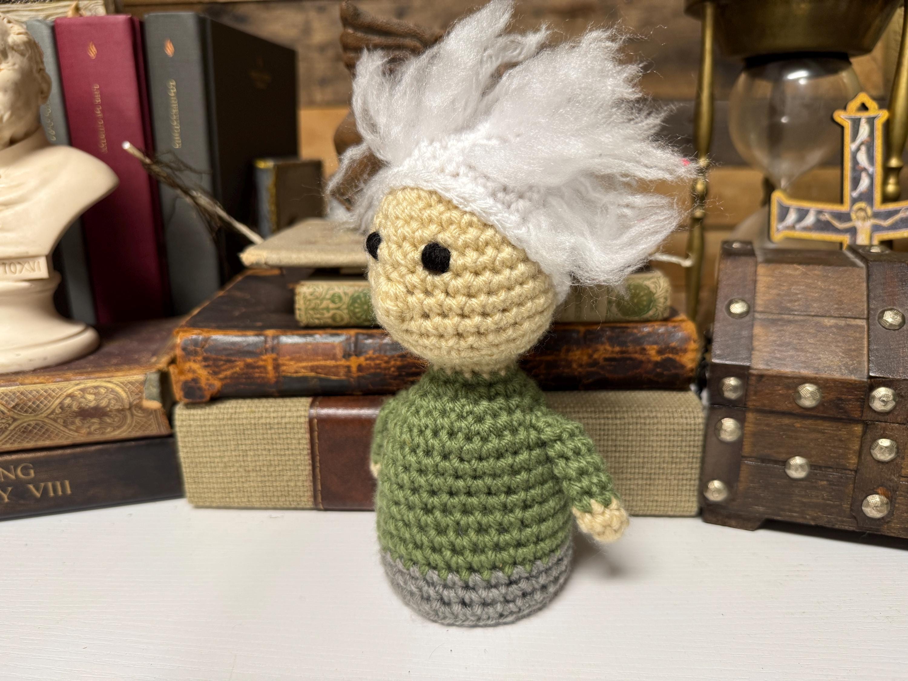 Albert Einstein - Historical Crochet Doll - Etsy