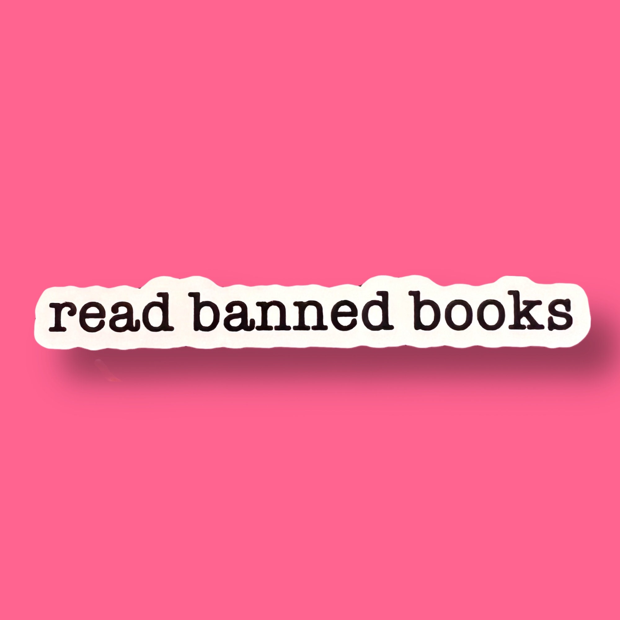 Read Banned Books Sticker - Etsy