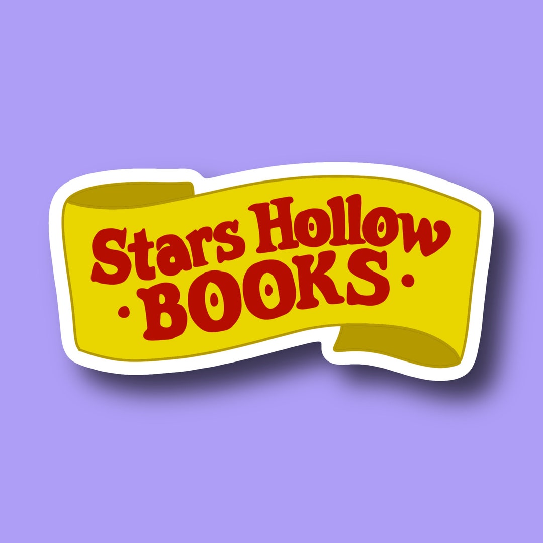 Stars Hollow Books Sticker | Gilmore Girls Connecticut Bookstore Tv ...