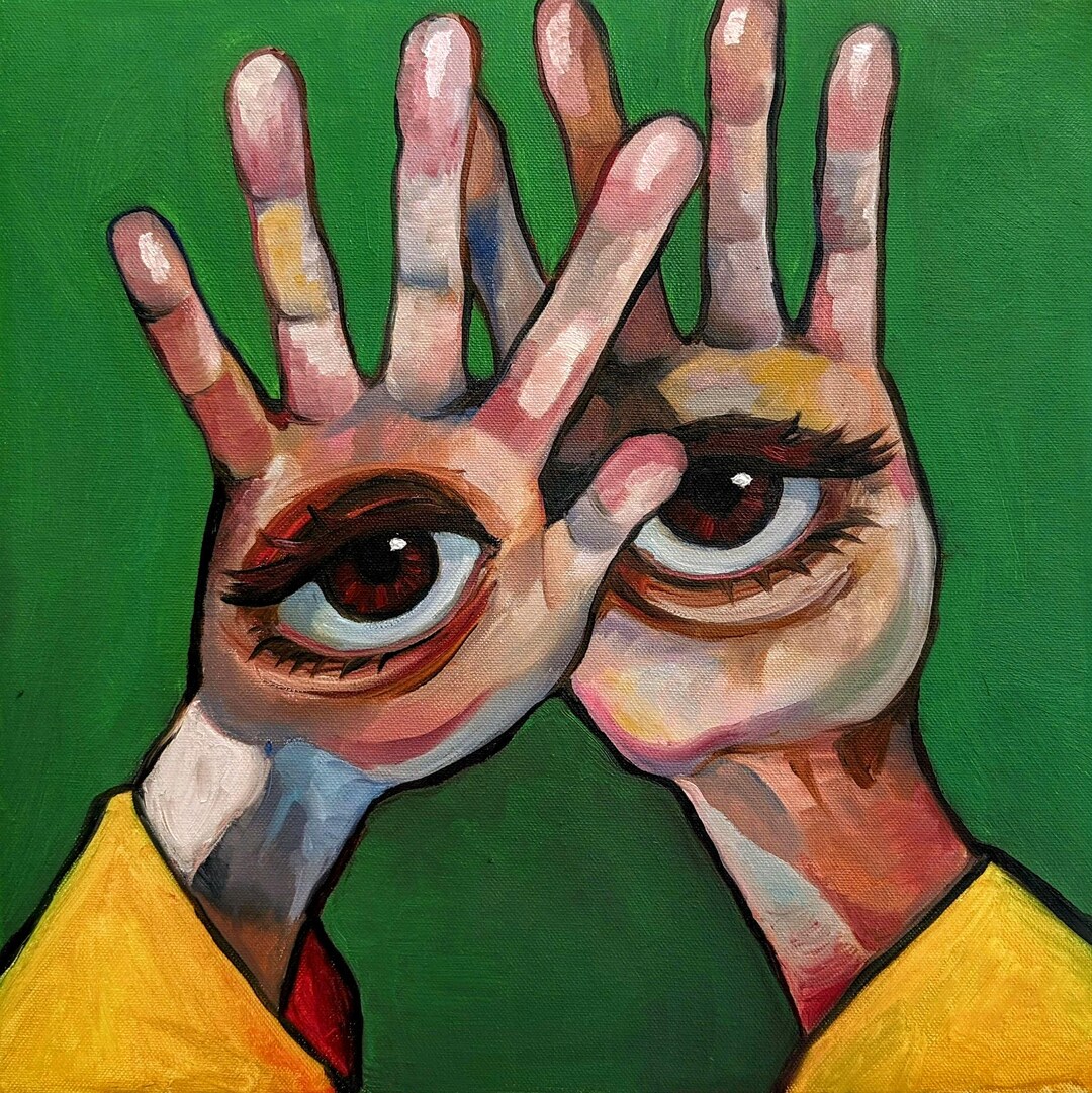 Eye I See - Oil Painting - Etsy