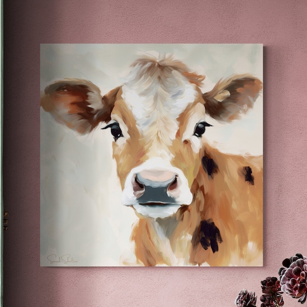 Cow Portrait - Etsy