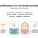 Positive Affirmation Cards for Students, Affirmation Cards for Students ...