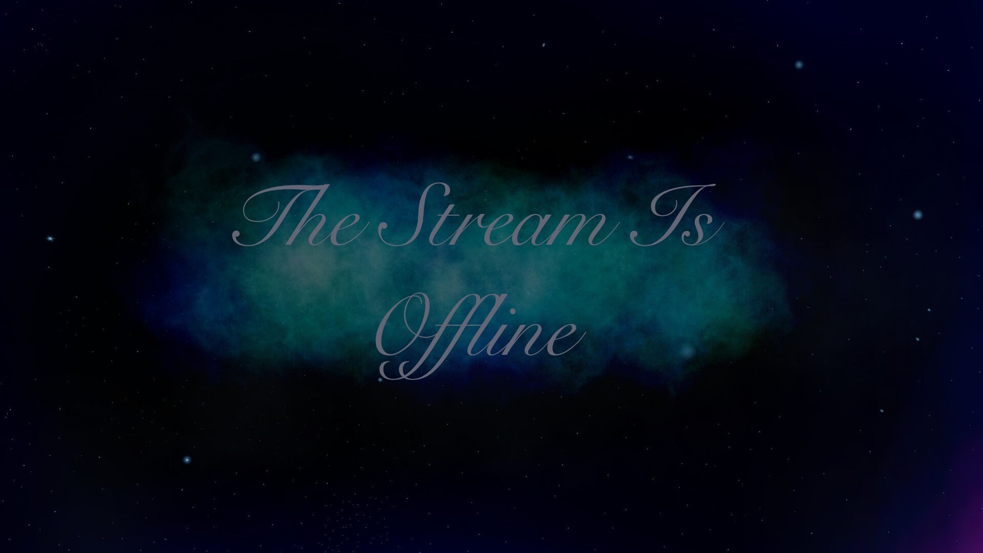 Animated Space Themed Twitch Overlay, Night Sky, Galaxy, Twinkling ...