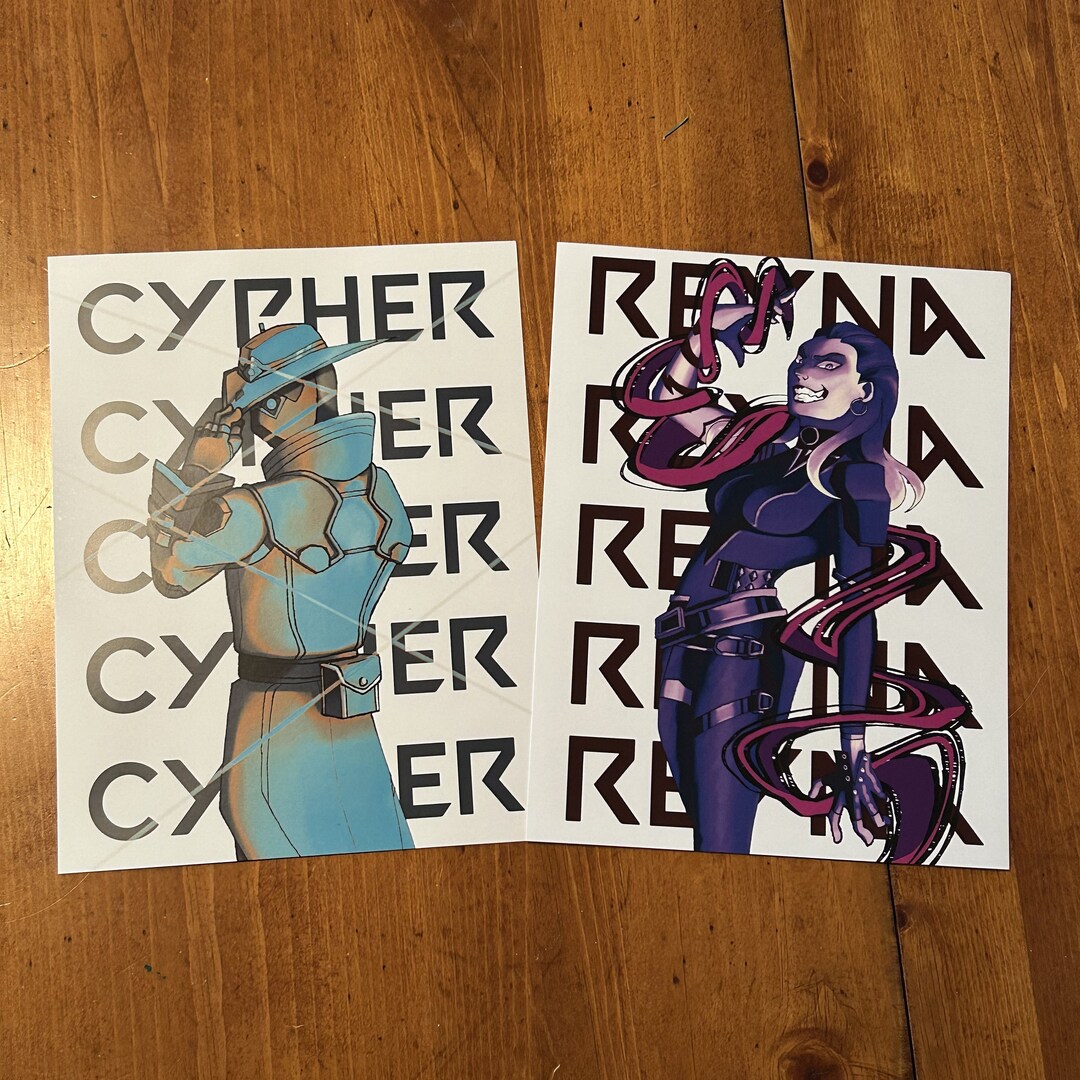 Valorant | Reyna | Cypher | Art Prints - Etsy
