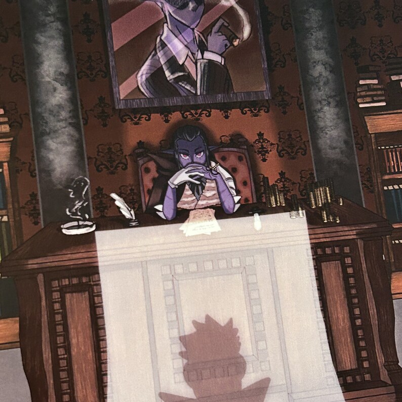 The Boss' Office Original Dungeons and Dragons Art Print - Etsy