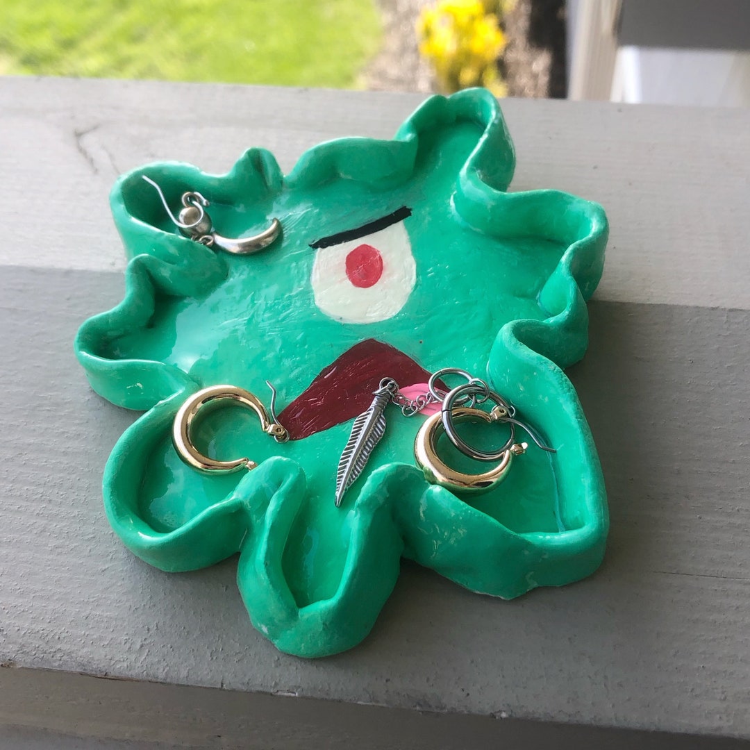 Handmade Plankton Spongebob Trinket Dish - Etsy
