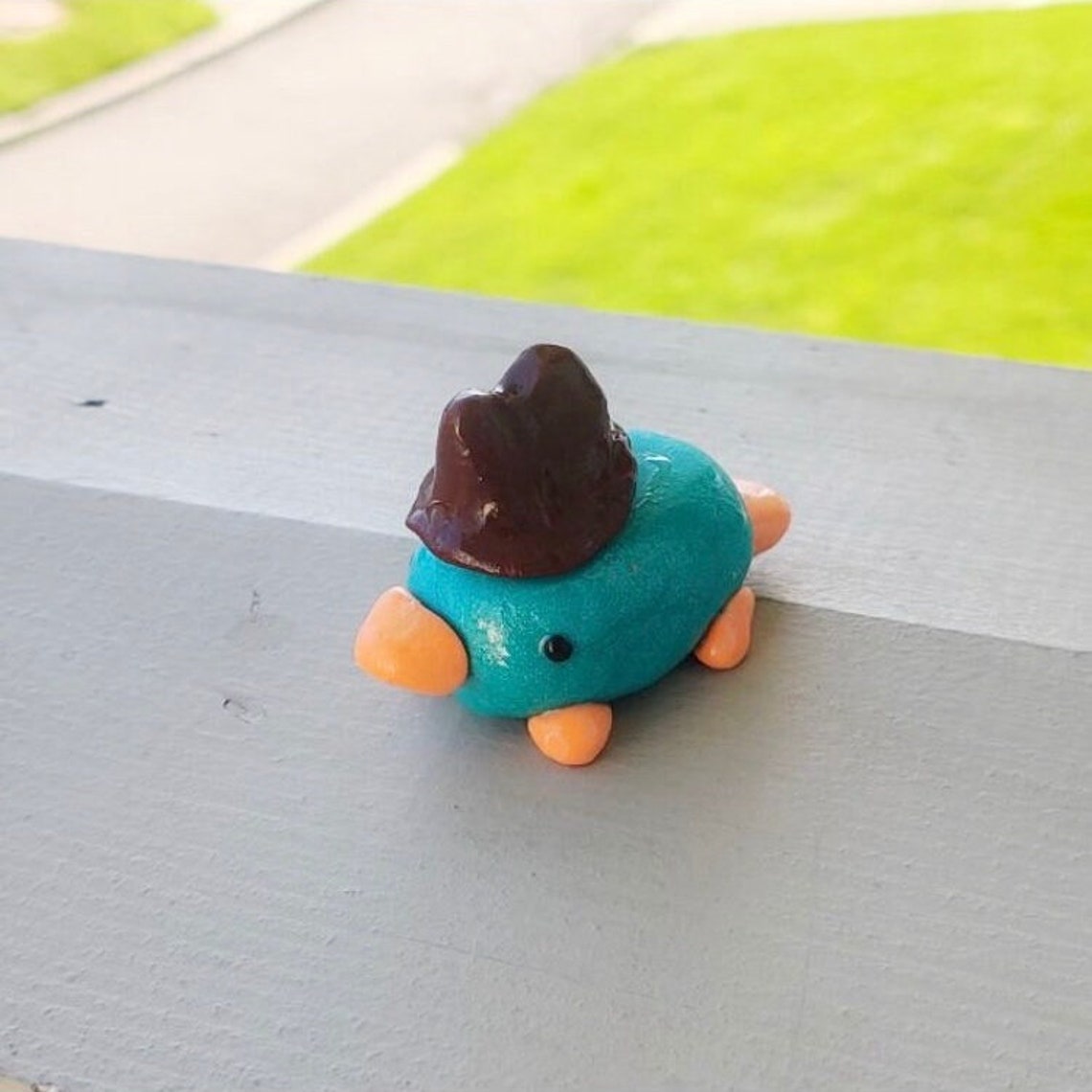 Perry the Platypus Clay Sculpture - Etsy
