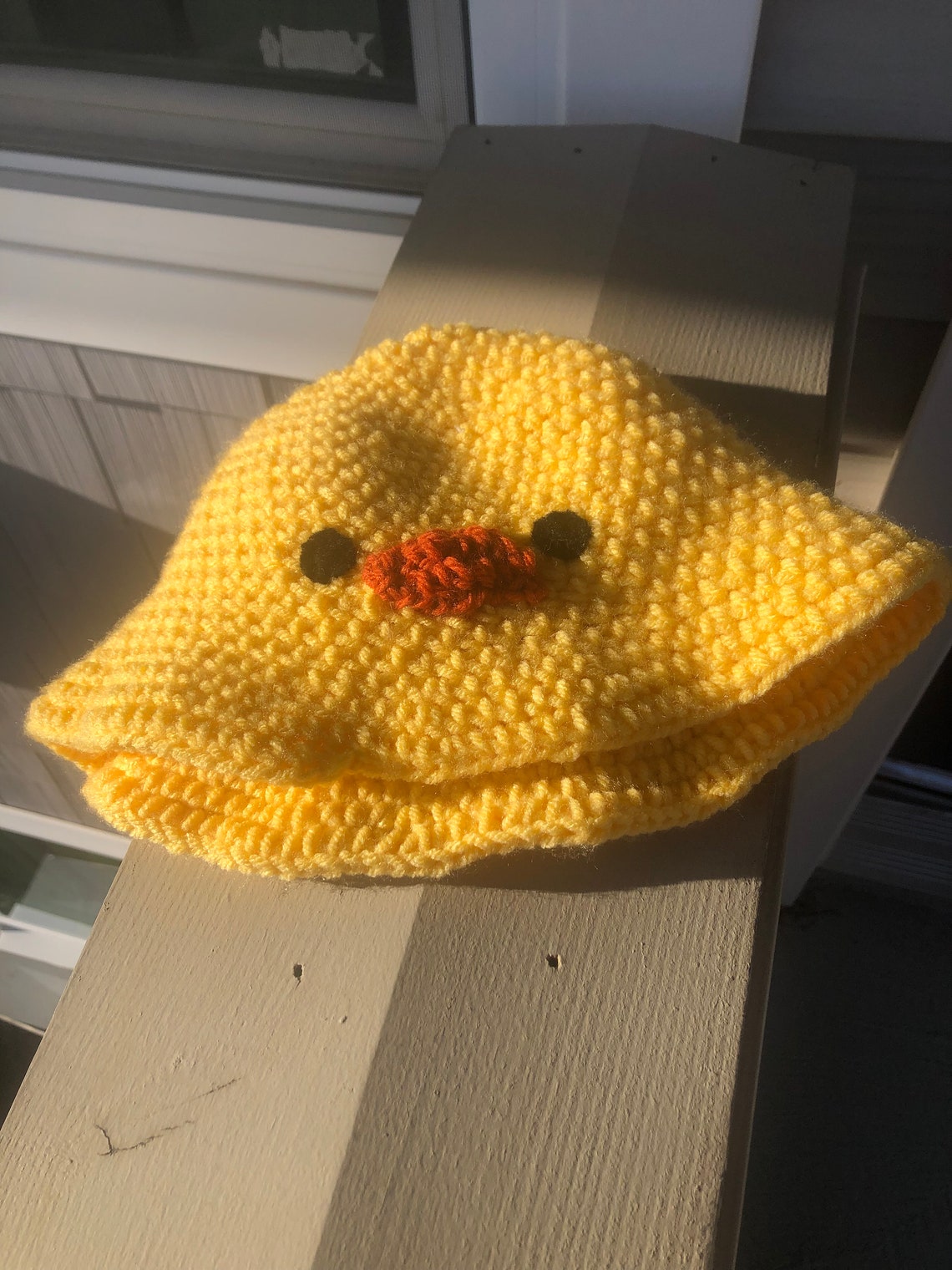 Crochet Duck Bucket Hat - Etsy
