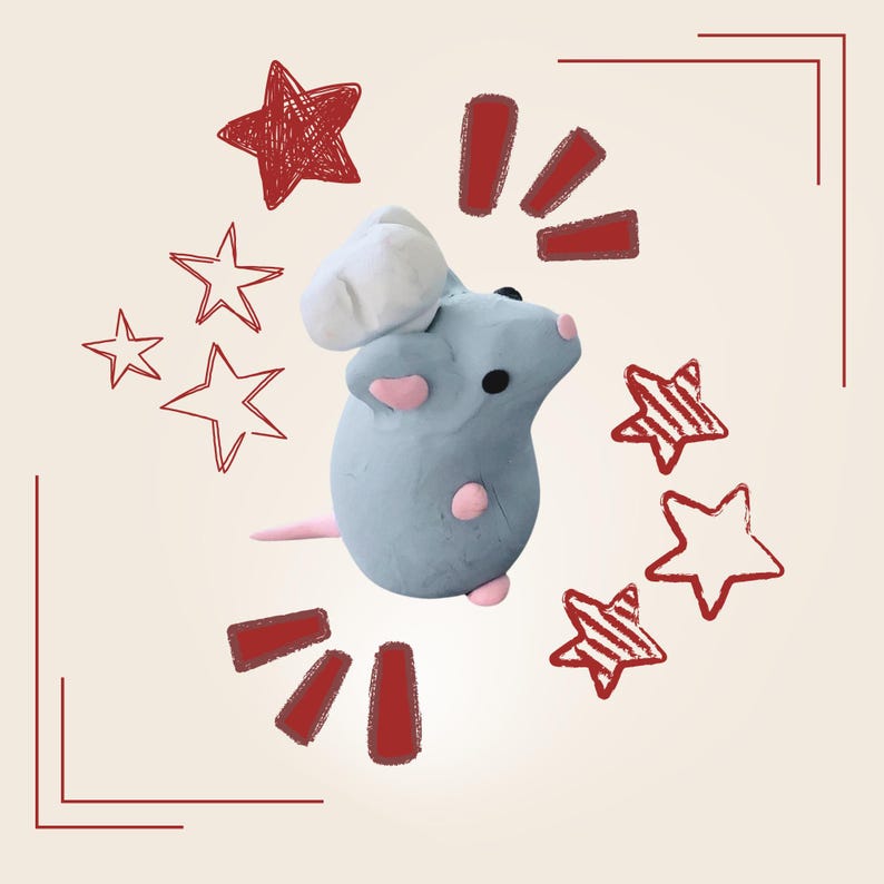 Rat Chef Clay Sculpture - Etsy