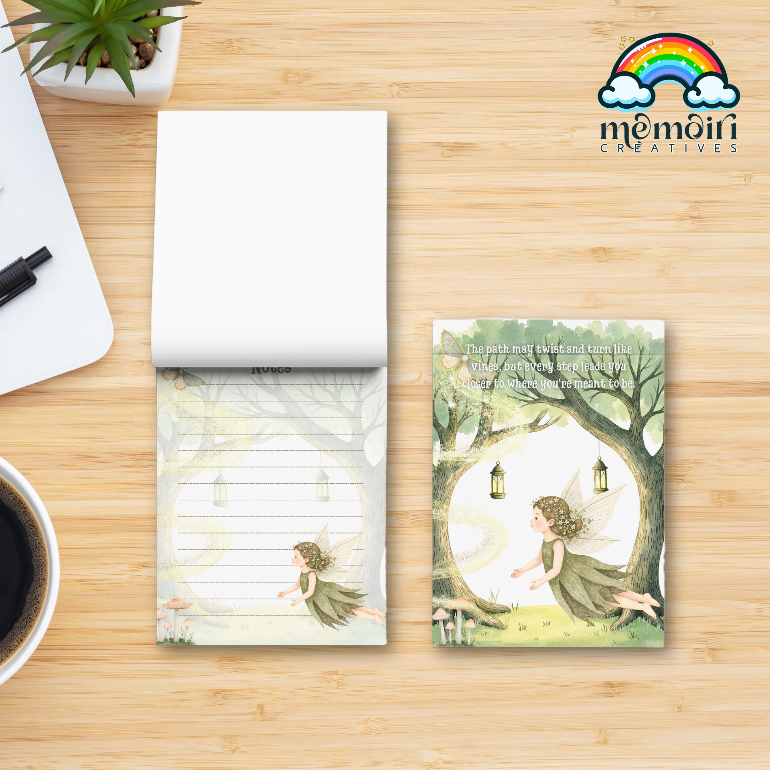 10 Fairy Themed Notepad Printable Aesthetic Digital Notepad Forest ...