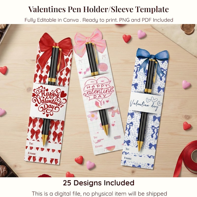Printable Pen Sleeve - Etsy