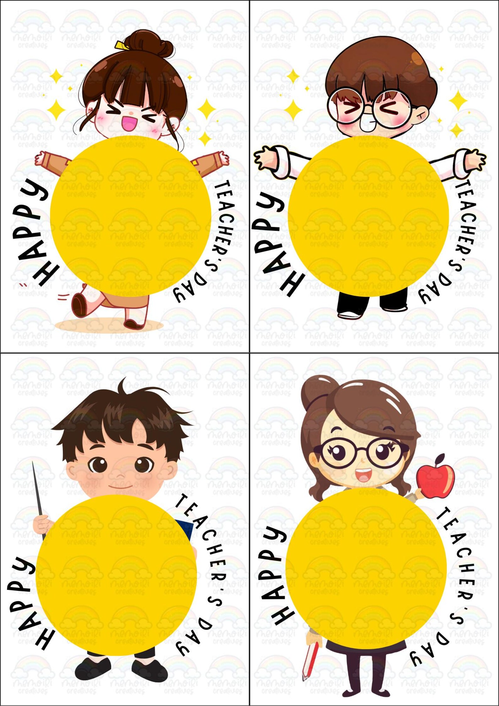 Teacher's Day Candy Dome Template: Printable Gift (canva Editable ...