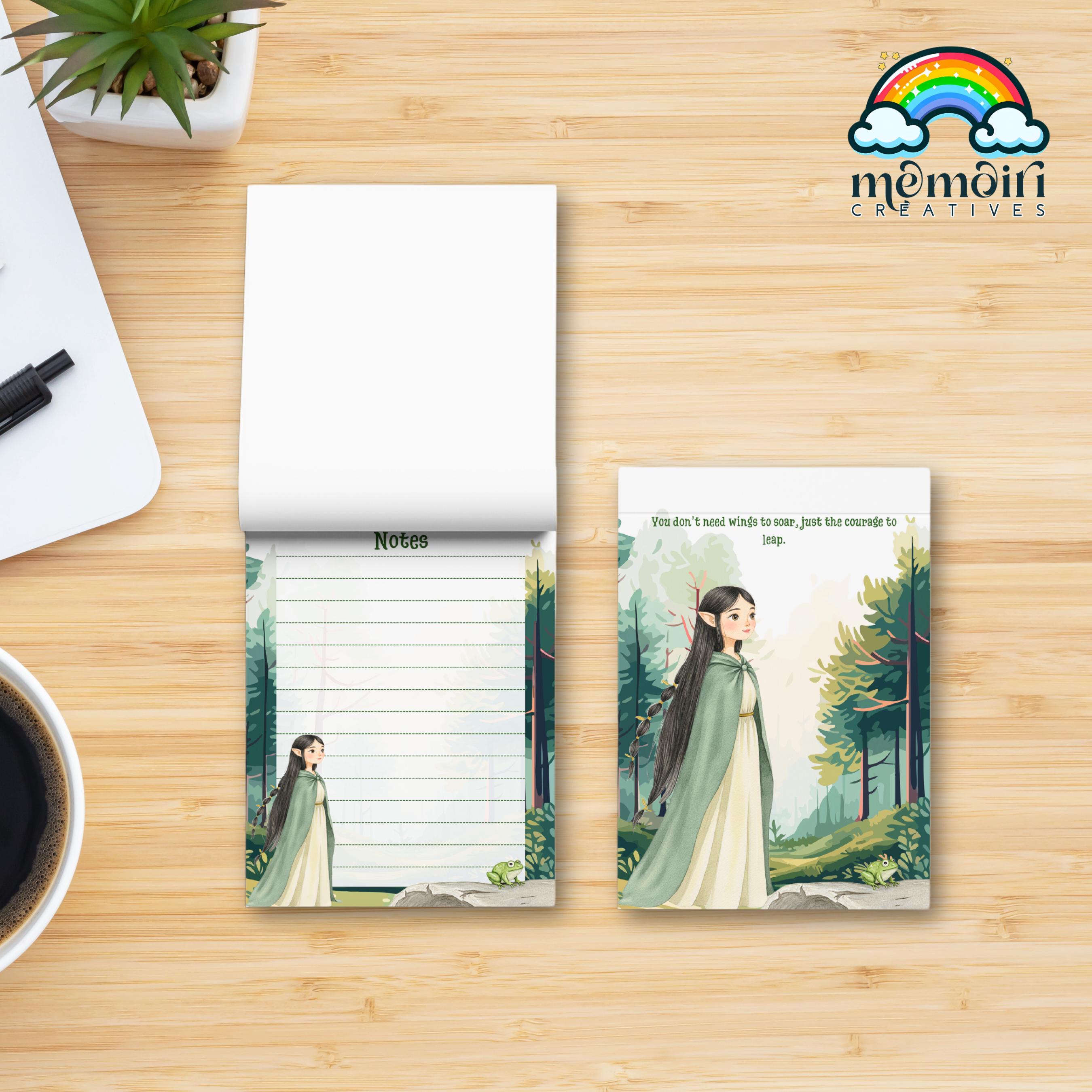 10 Fairy Themed Notepad Printable Aesthetic Digital Notepad Forest ...