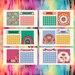Printable Hippie Calendar 2024, PDF Downloadable Groovy Retro Calendar ...
