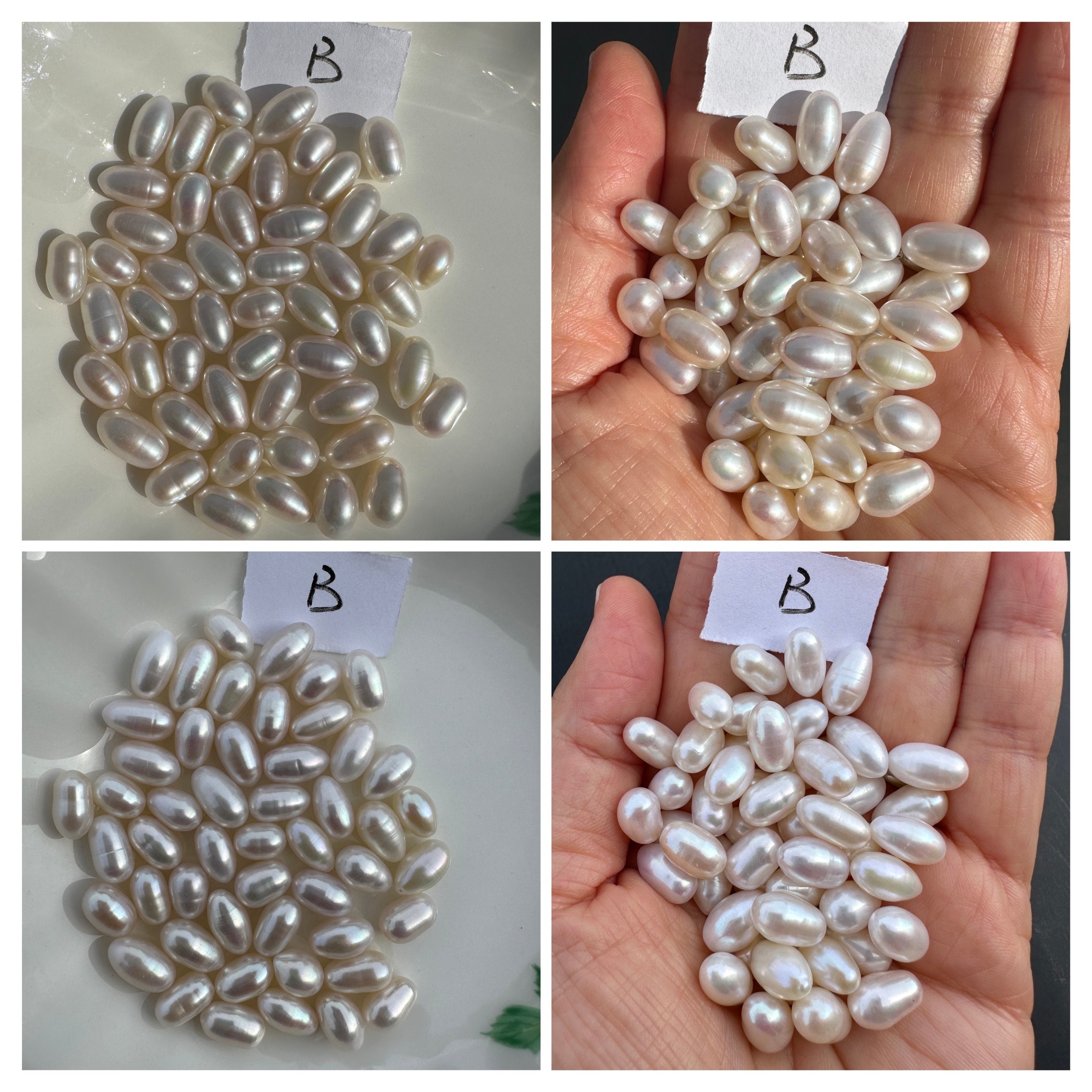 White Freshwater Natural Pearls No Drill or No Hole - Etsy