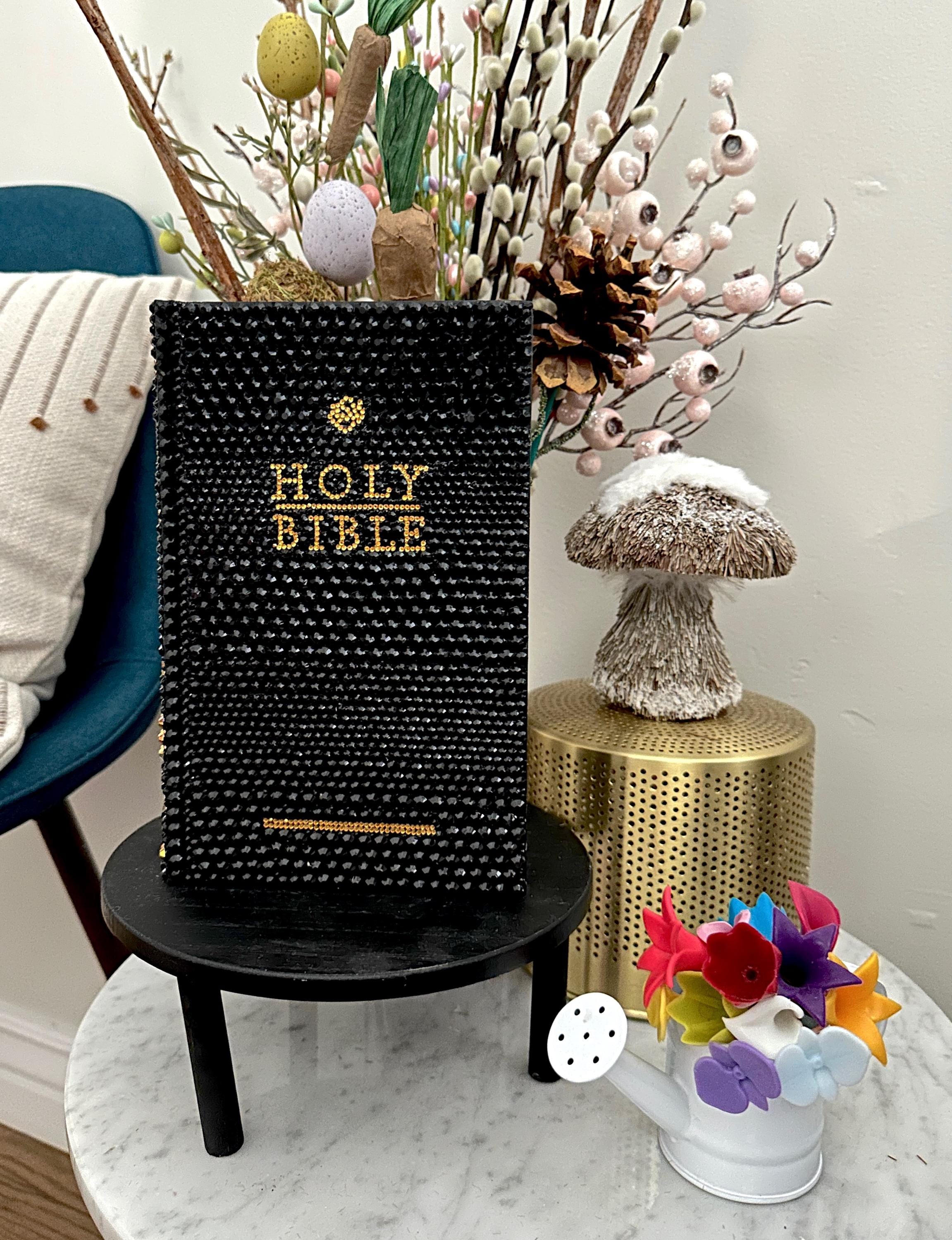 BEDAZZLED Chapel Bible Hardcover Book - Etsy