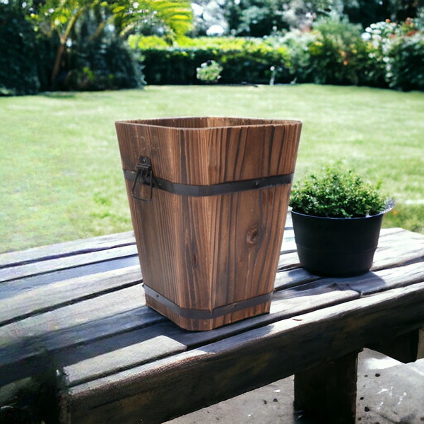 Barrel Planters - Etsy