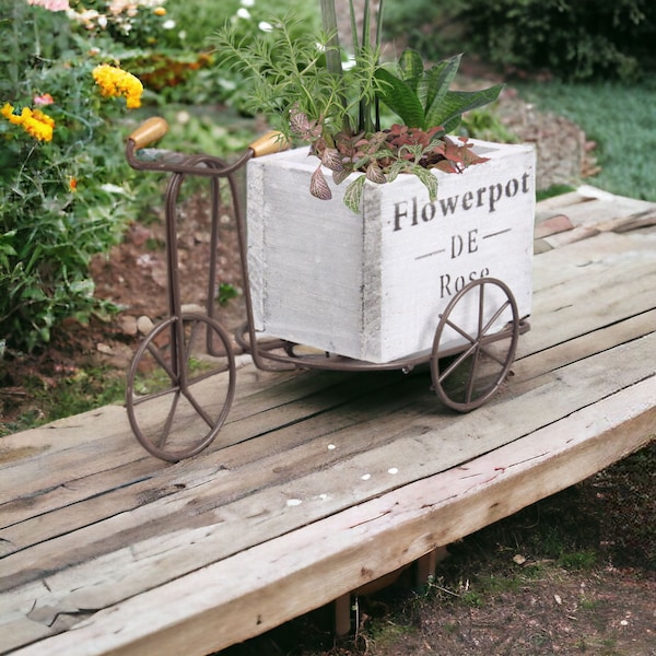 Vintage Bicycle Planter - Etsy