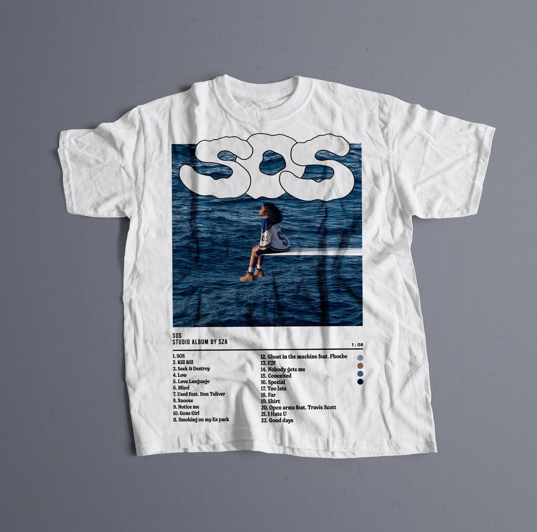 SZA SOS T-shirt, Sza Graphic Tee, Sza Merch, Rap Shirt, CTRL, Unisex ...