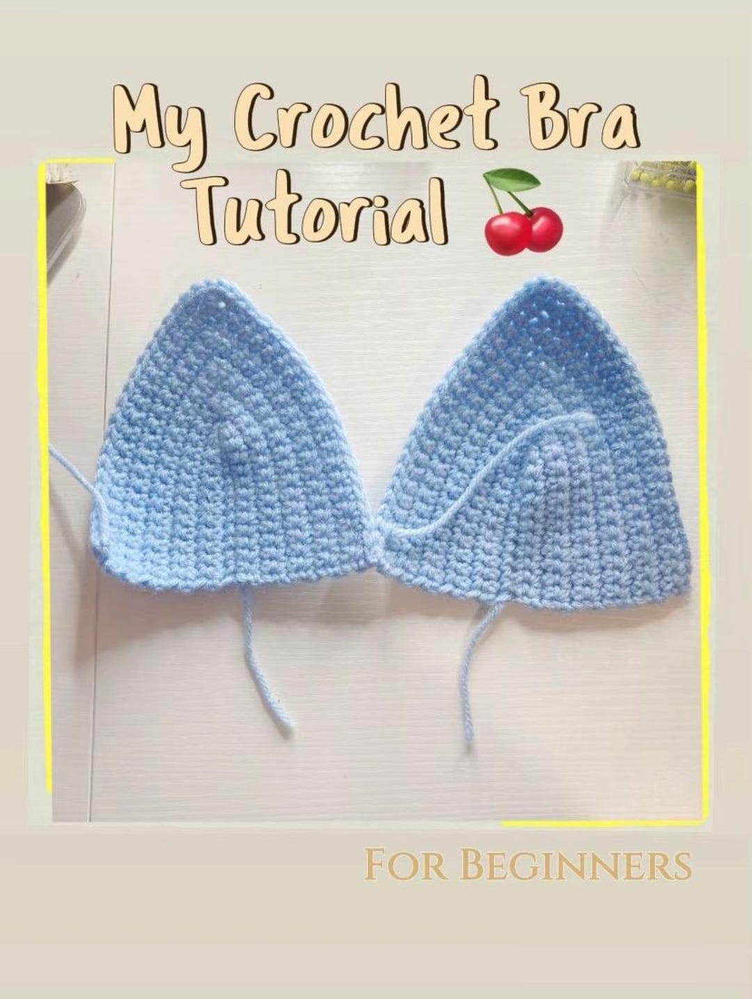 Beginner Crochet Bra CUP Pattern - Etsy