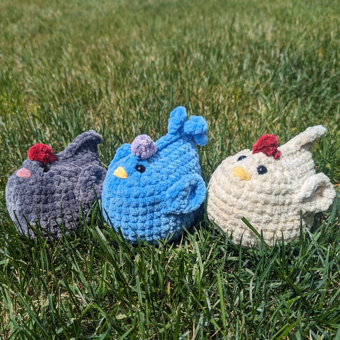 Pudge the Stardew Chicken Crochet Pattern, Blue Chicken, Void Chicken ...