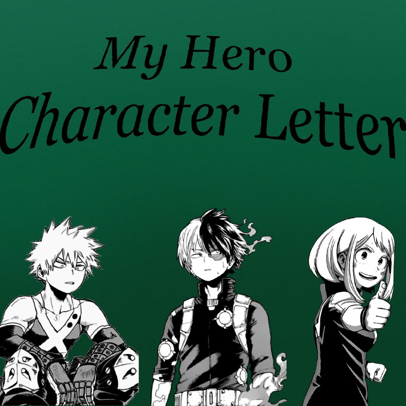 Character Letters - Etsy