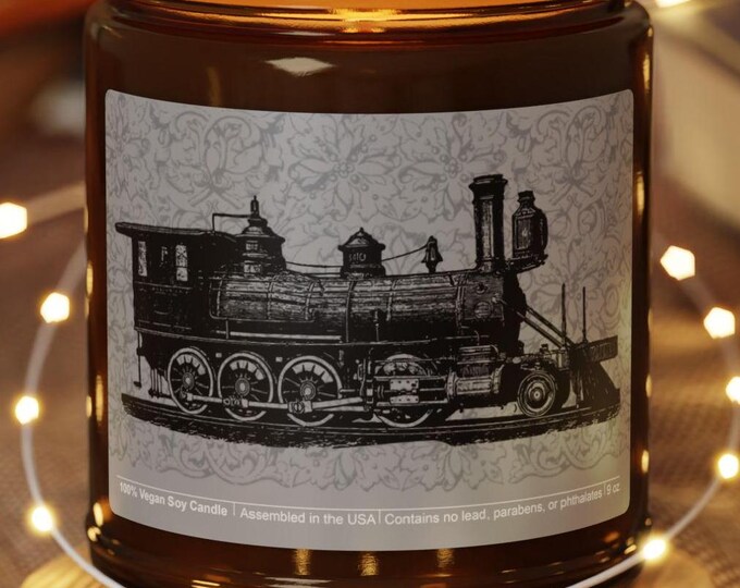 Steam Train Candle - Etsy UK