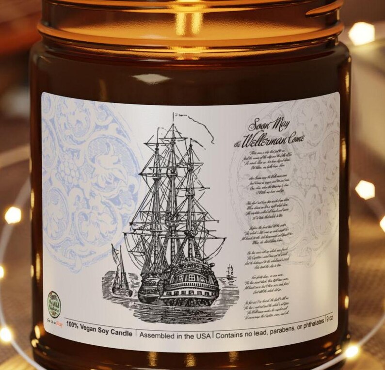 Wellerman Song Sea Shanty Candle Gift for Housewarming, Coworkers, Grab ...