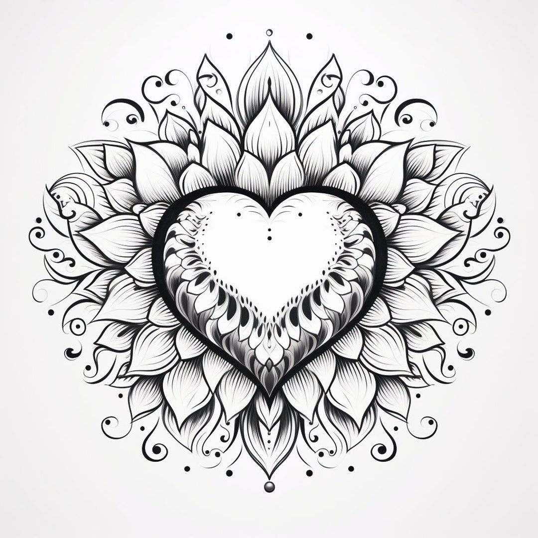 100+ Unique Mandala Tattoo Designs Collection – Digital Masterpieces - Etsy