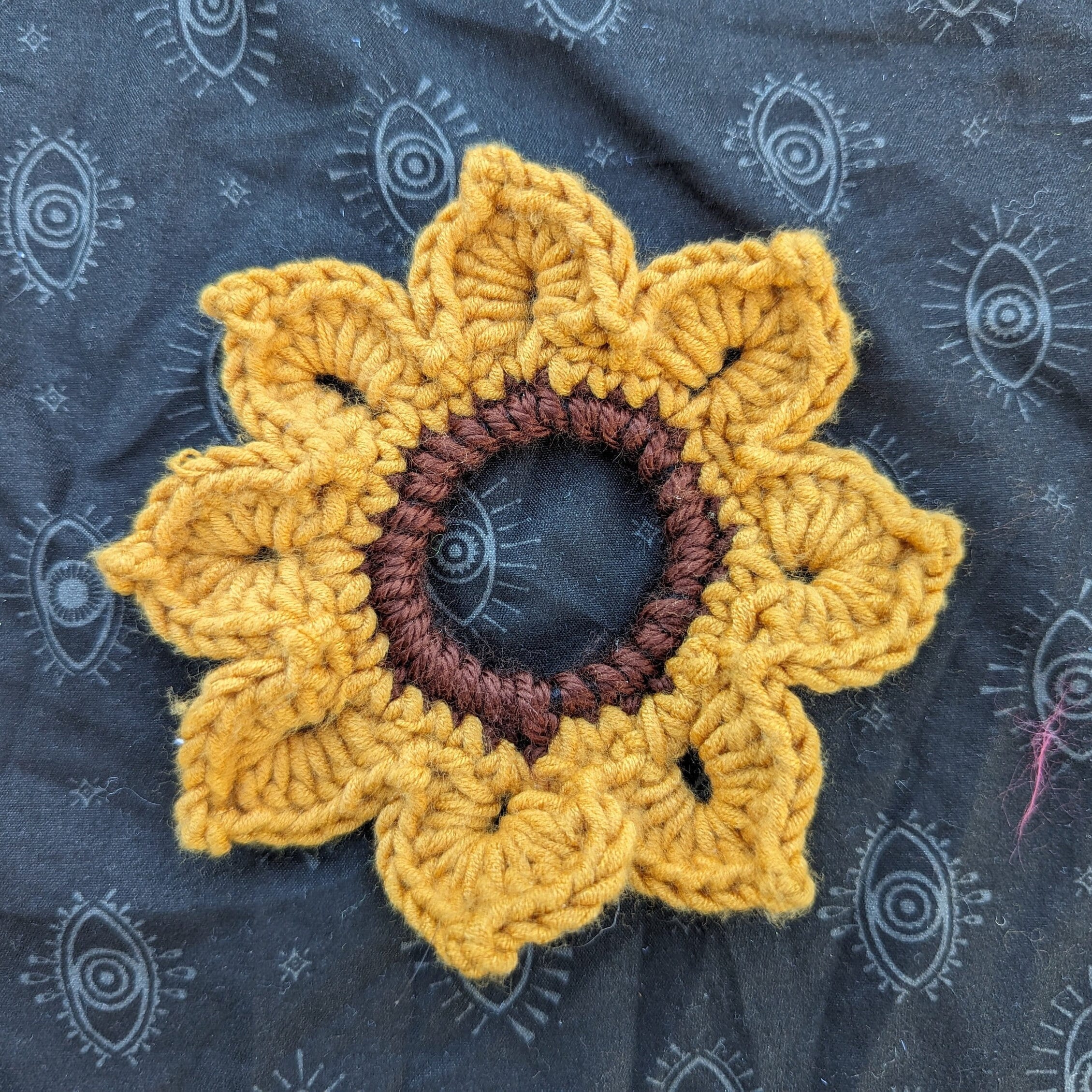 Sunflower Scrunchies - Etsy