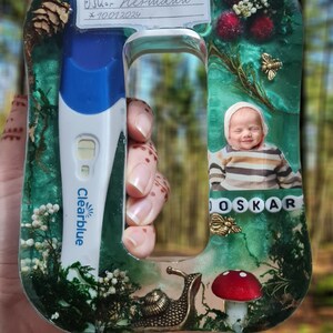 Handmade Baby Birth Keepsake Resin | Customizable Souvenir With ...