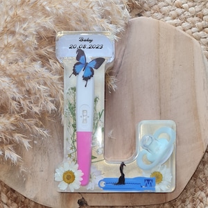 Handmade Baby Birth Keepsake Resin Customizable Souvenir With Embedded ...