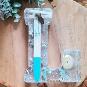 Handmade Baby Birth Keepsake Resin Customizable Souvenir With Embedded ...